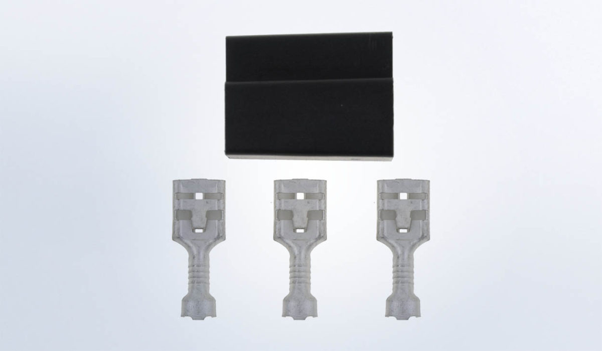 3 prong Connector with Terminals - VDO Instruments